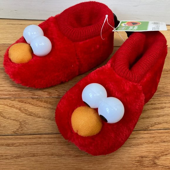 Sesame Street | Shoes | Kids Sesame Street Elmo Puppet Slippers | Poshmark